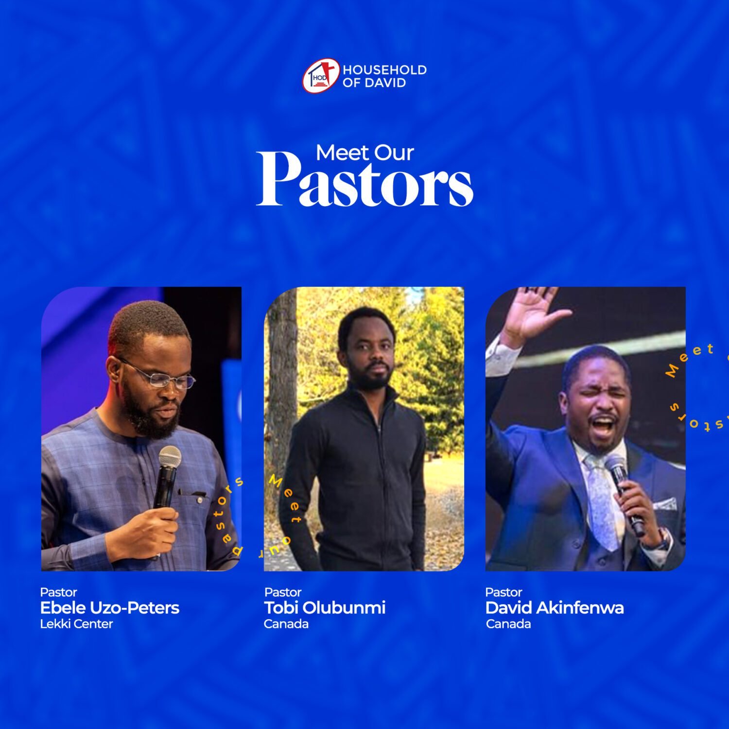 Meet Our Pastors | MERCY - The Household Of David