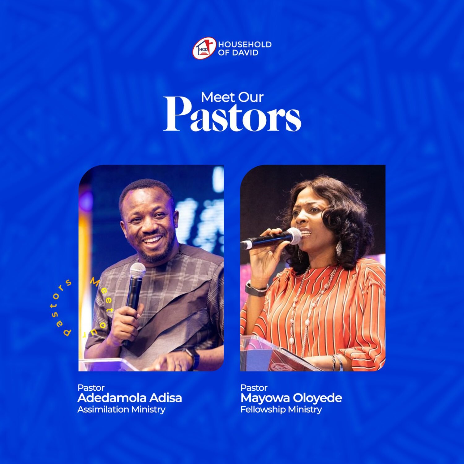 Meet Our Pastors | MERCY - The Household Of David