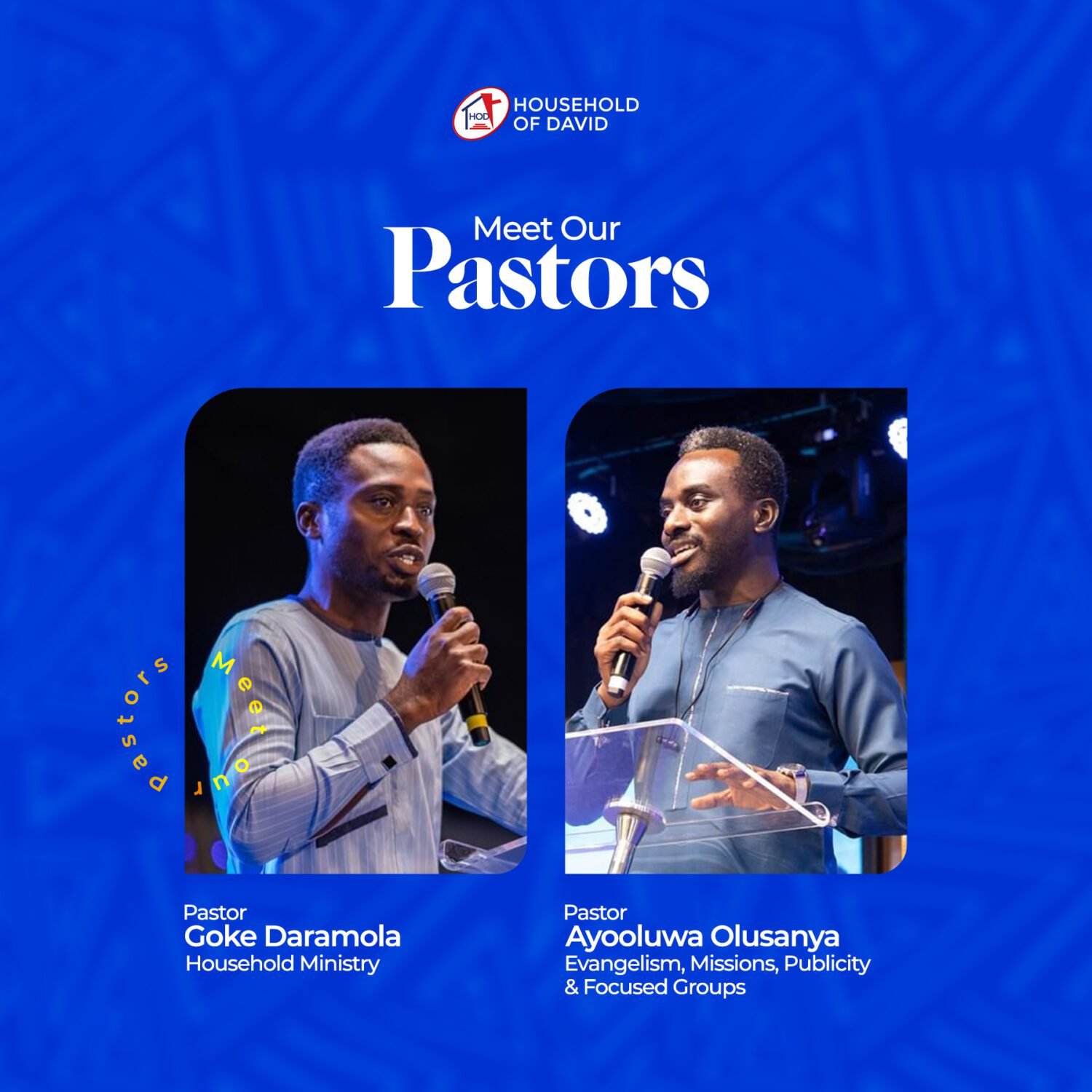 Meet Our Pastors | MERCY - The Household Of David