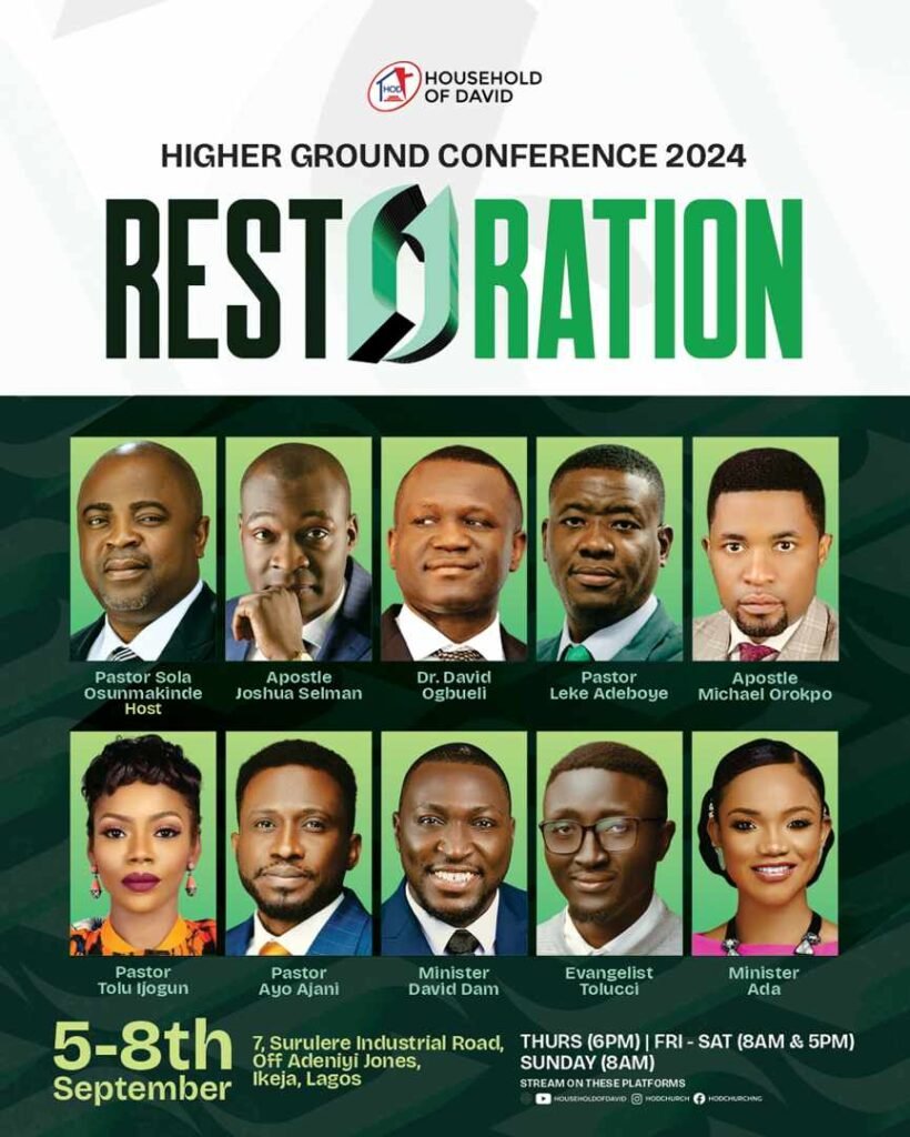 Higher Ground Conference 2024 - Restoration